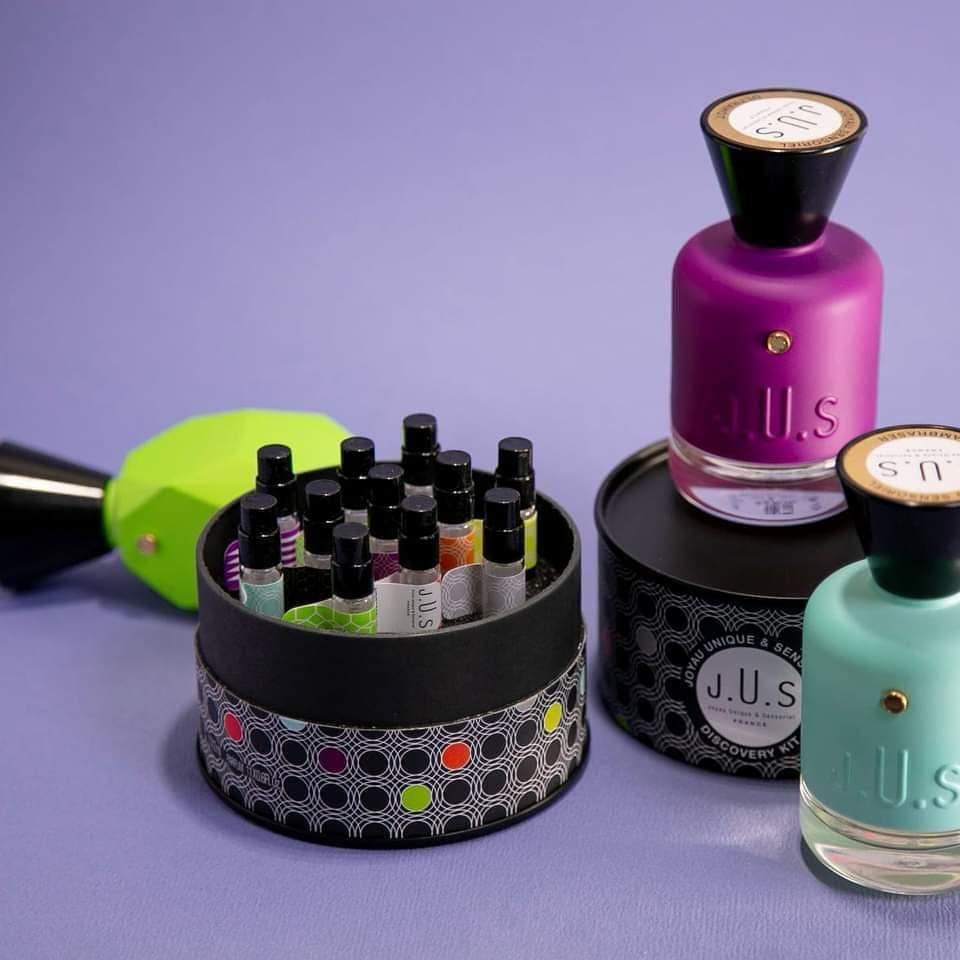 Just in: J.U.S. discovery set | Bloom Perfumery London